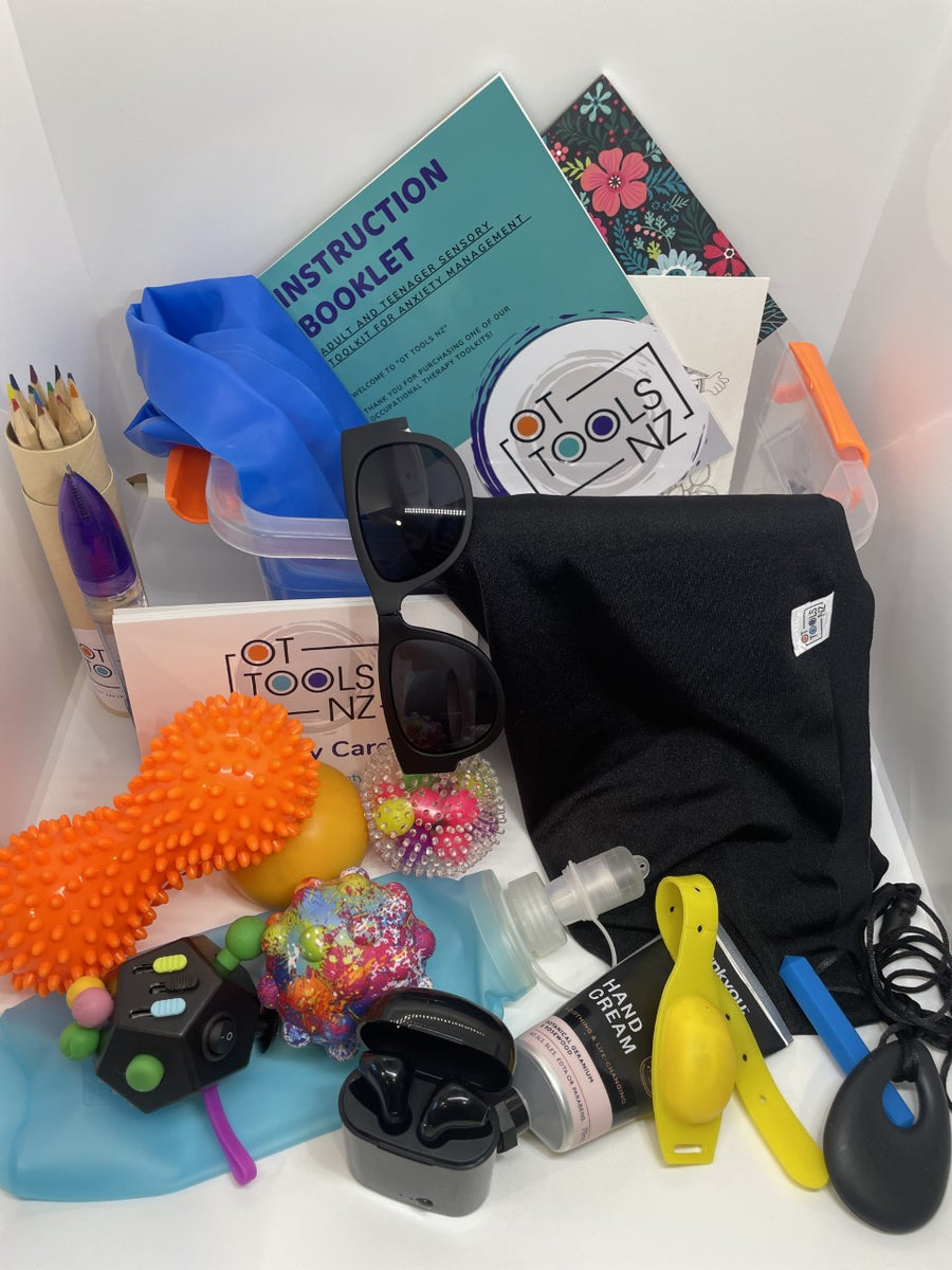 Teenager & Adult Sensory Toolkit for Anxiety Management – OT Tools NZ